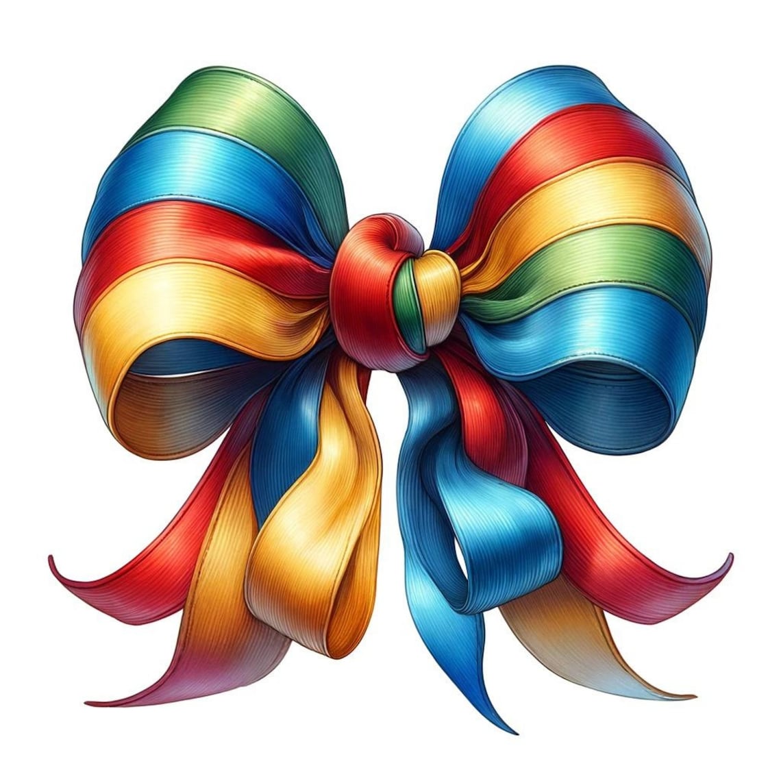 Colorful Bow Clipart Bundle for Junk Journals & Digital Crafting ...