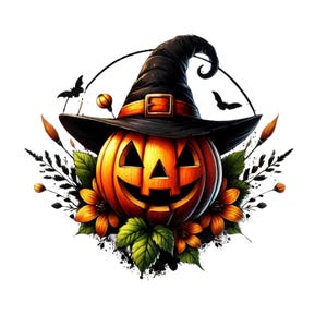 Spooky Jack-o'lantern Clipart Bundle, Halloween Junk Journal, Digital ...