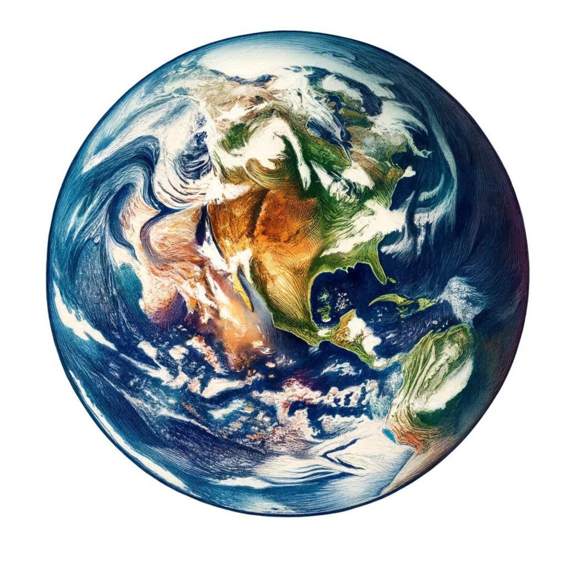 Watercolor Earth Clipart Set, Eco-friendly, Paper Crafts for Digital ...