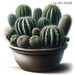 Potted Cactus Clipart Designs for DIY Crafting Projects, Cactus ...