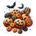 Spooky Halloween Cookies Clipart Set for Journaling, Instant Download ...