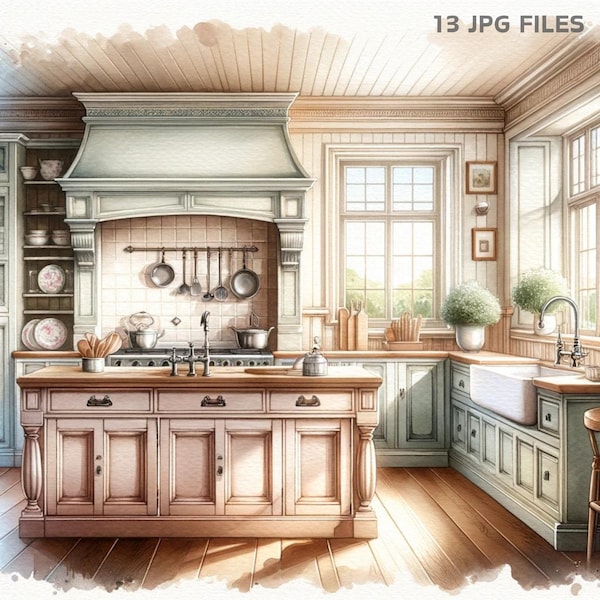 Kitchen Clip Art - Etsy