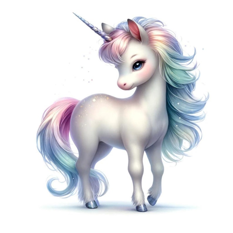 Magical Unicorn Clipart Collection,digital Clipart Pack for Nursery ...