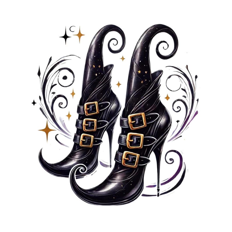 Magical Halloween Clipart Bundle, Watercolor Clipart Images, Witch's ...