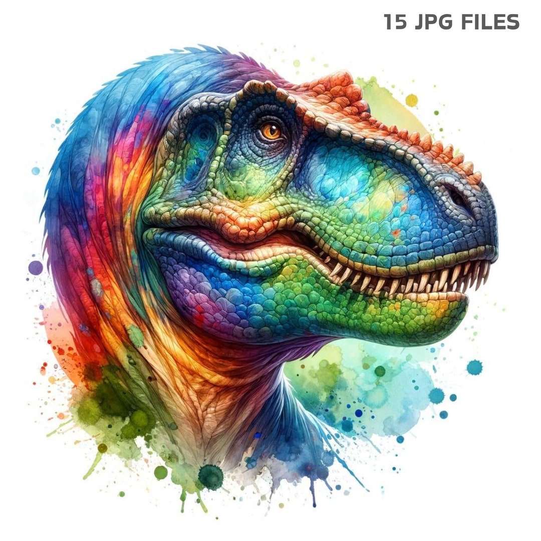 Tyrannosaurus Rex Clipart for Commercial Use, Instant Download ...