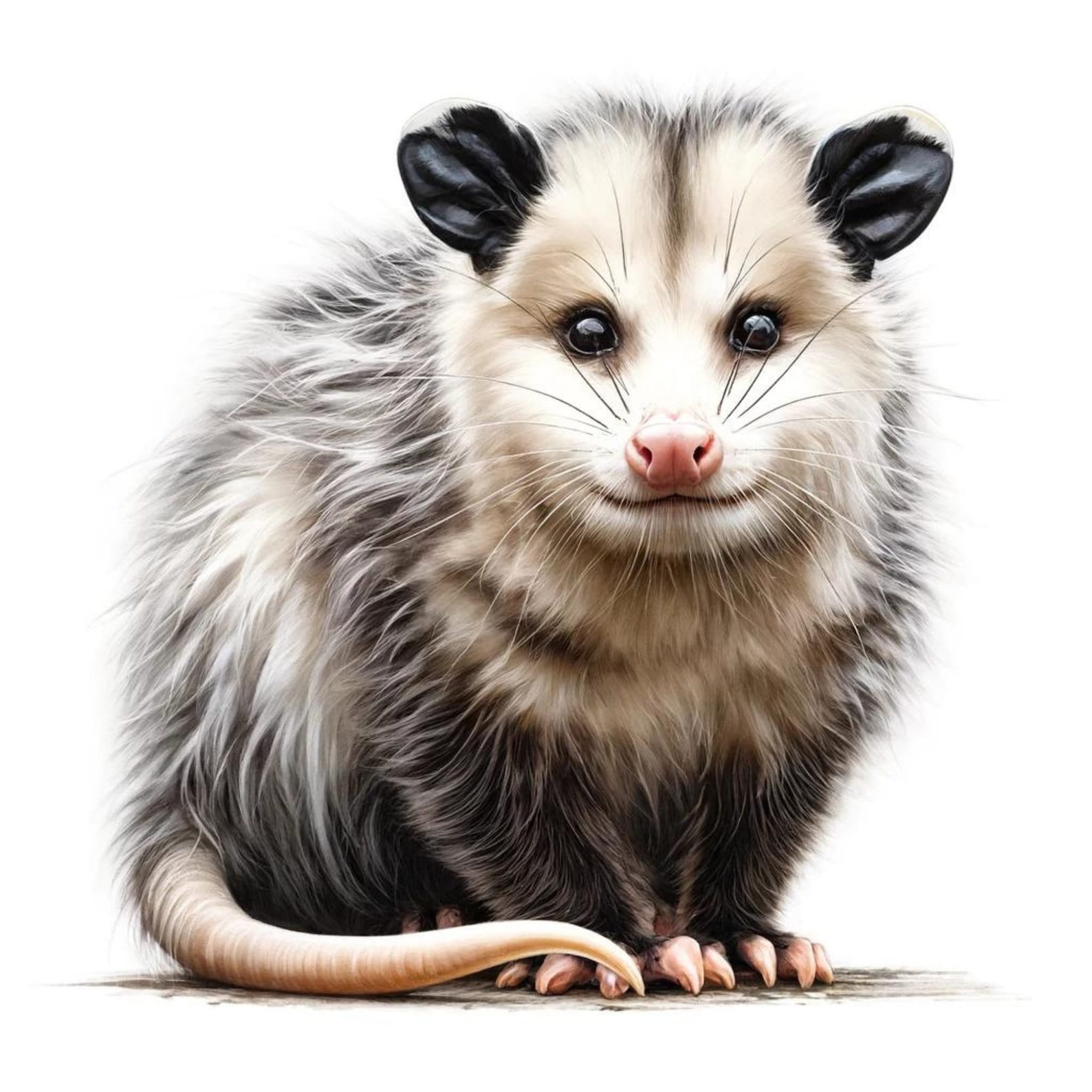 Cute Opossum Clip Art for DIY Projects, Stickers, Instant Download ...