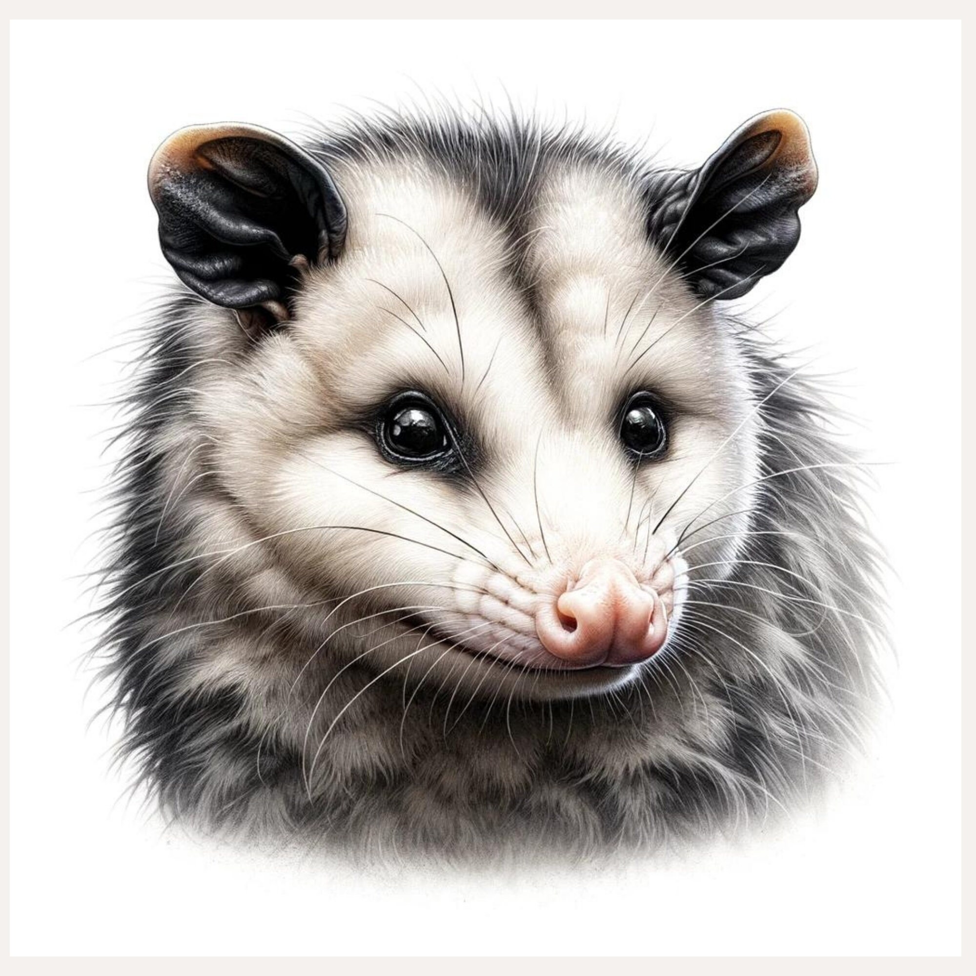 Cute Opossum Clip Art for DIY Projects, Stickers, Instant Download ...
