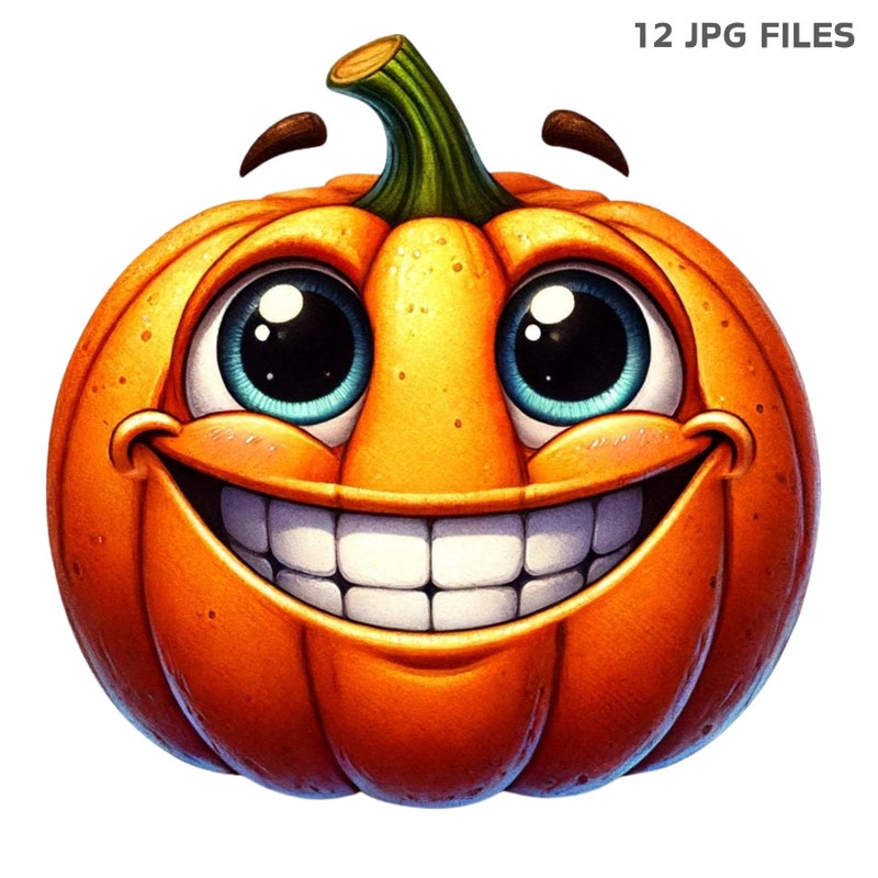 Pumpkin Faces - Etsy