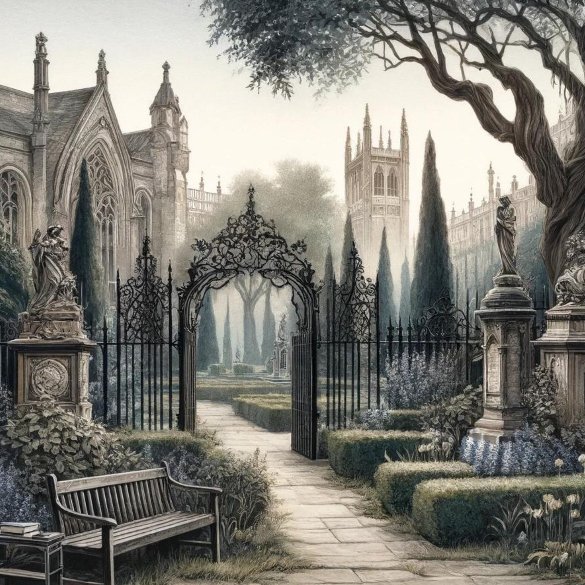 Secret Garden Clipart Set, Enchanted Forest, Instant Download for Paper ...