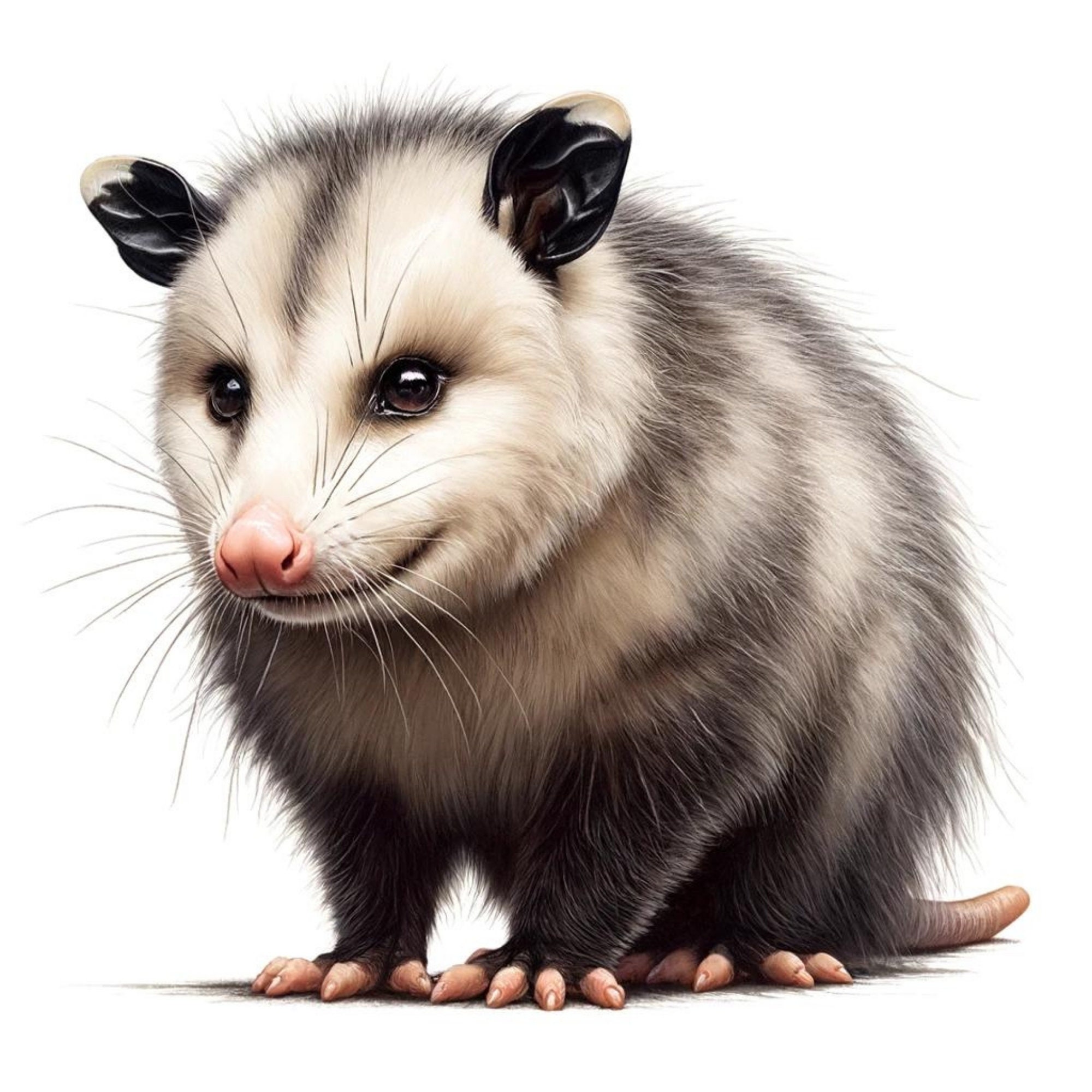 Cute Opossum Clip Art for DIY Projects, Stickers, Instant Download ...