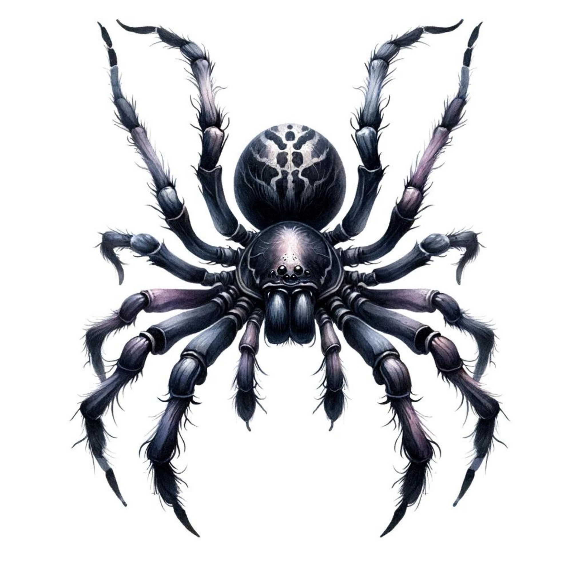 Spooky Spider Web Digital Art Print, Halloween Drawings Junk Journal ...