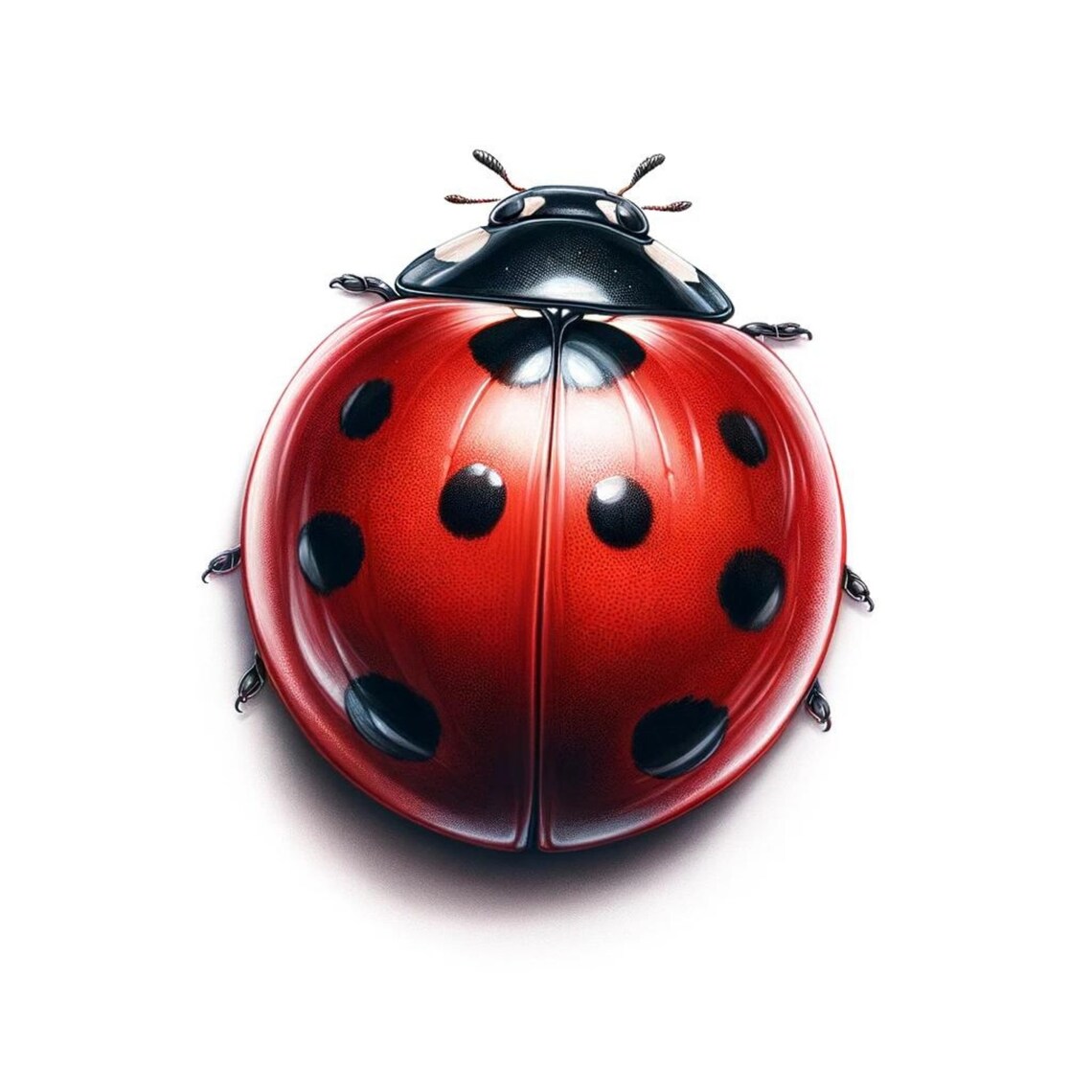 Ladybug Watercolor Clipart Set, Instant Download for Scrapbook Supplies ...