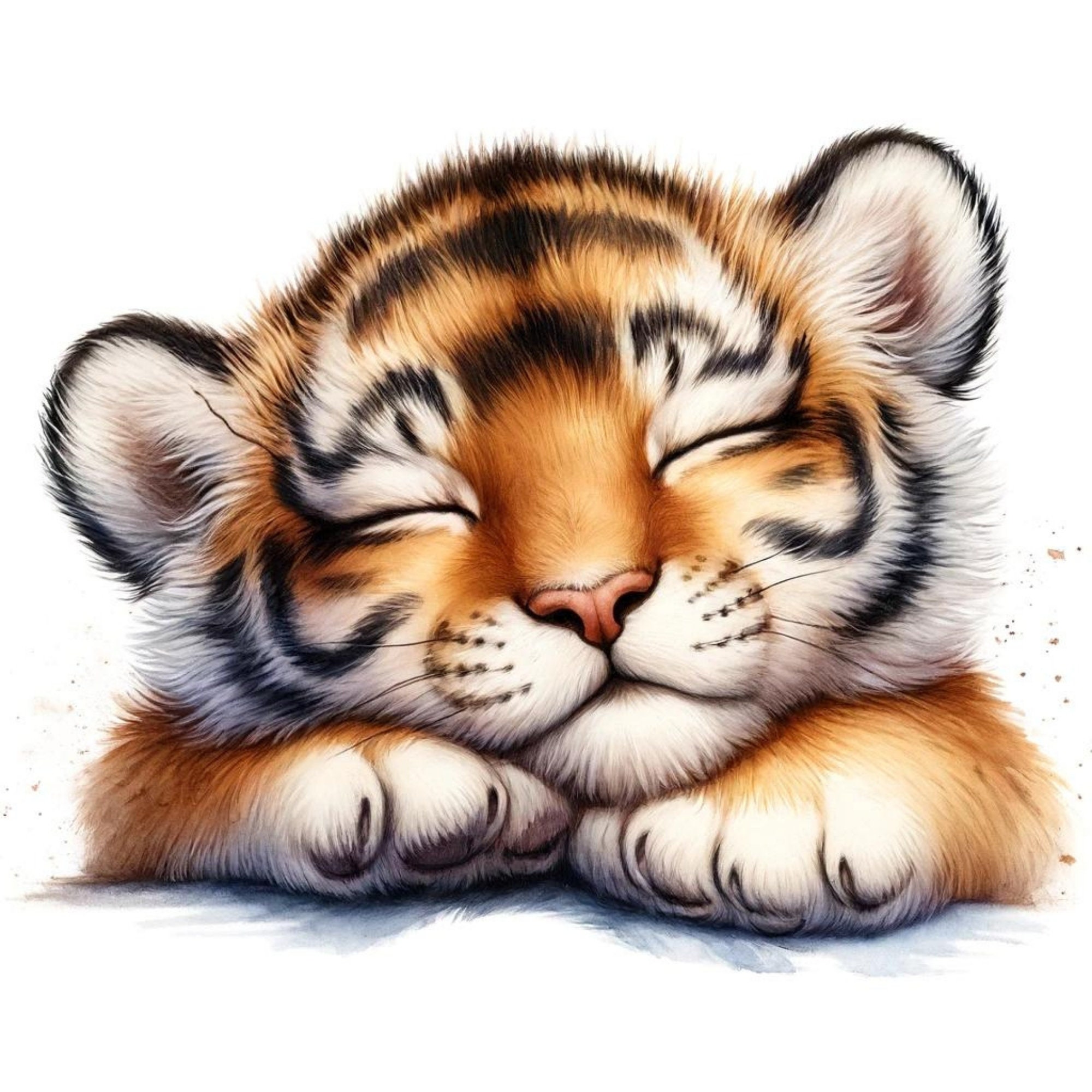 Cute Tigers Collage Images for Commercial Use, Jungle Nursery Decor ...