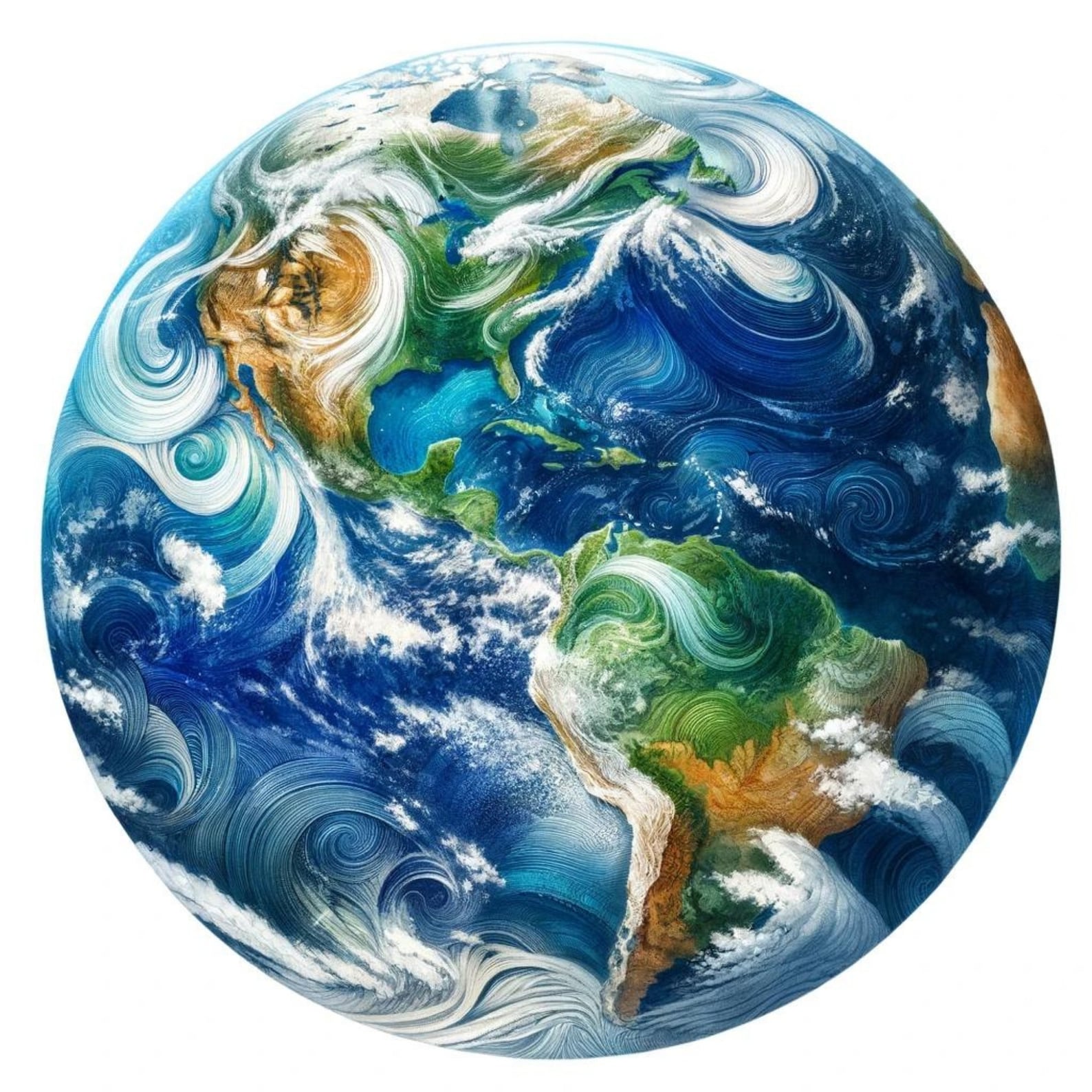 Watercolor Earth Clipart Set, Eco-friendly, Paper Crafts for Digital ...
