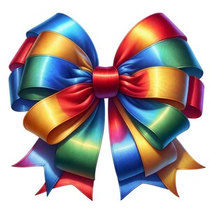 Colorful Bow Clipart Bundle for Junk Journals & Digital Crafting ...