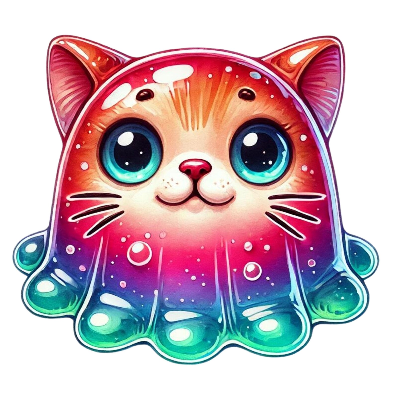 Funny Cats Watercolor Clipart Set,digital Crafting Scrapbook Images ...