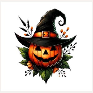 Spooky Jack-o'lantern Clipart Bundle, Halloween Junk Journal, Digital ...