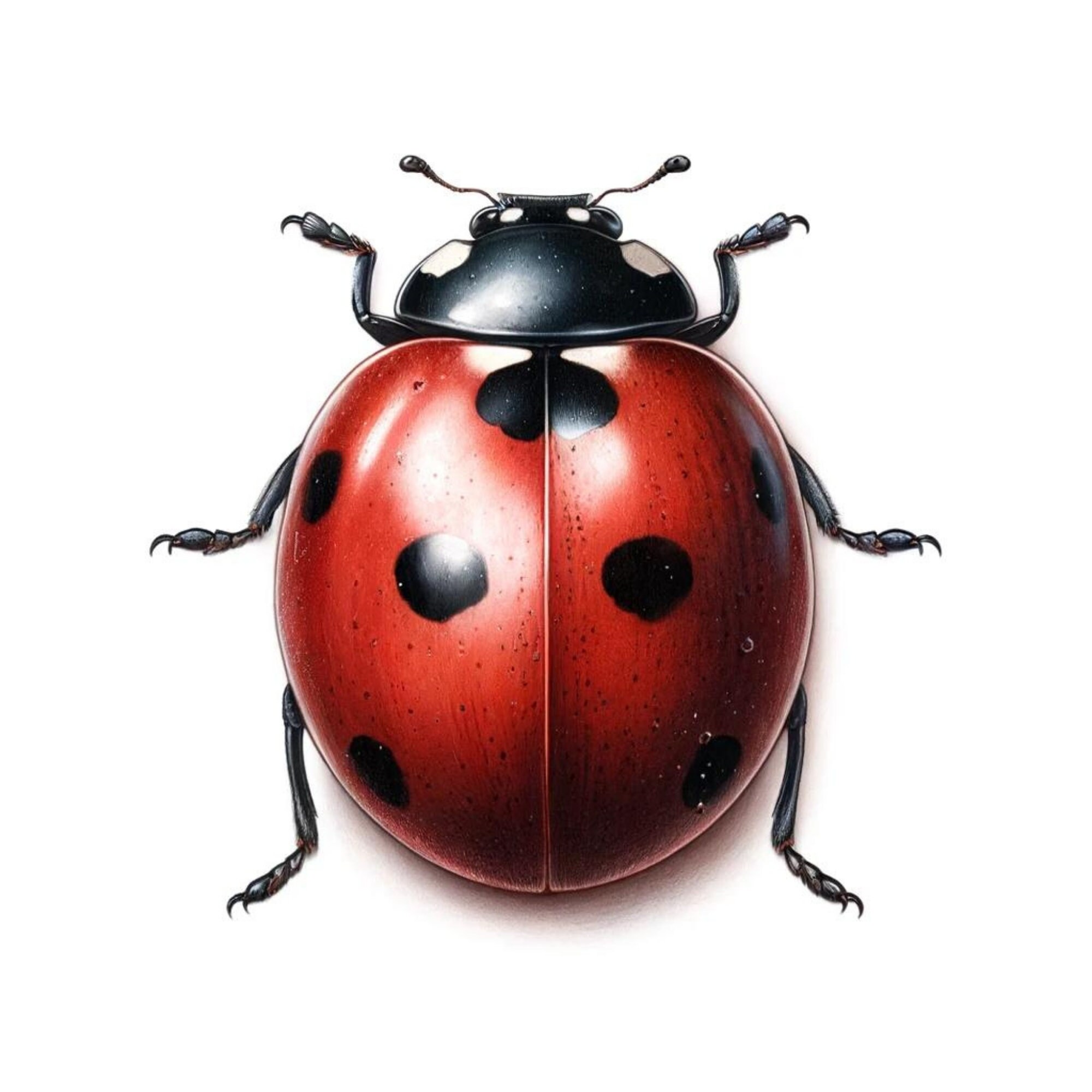 Ladybug Watercolor Clipart Set, Instant Download for Scrapbook Supplies ...