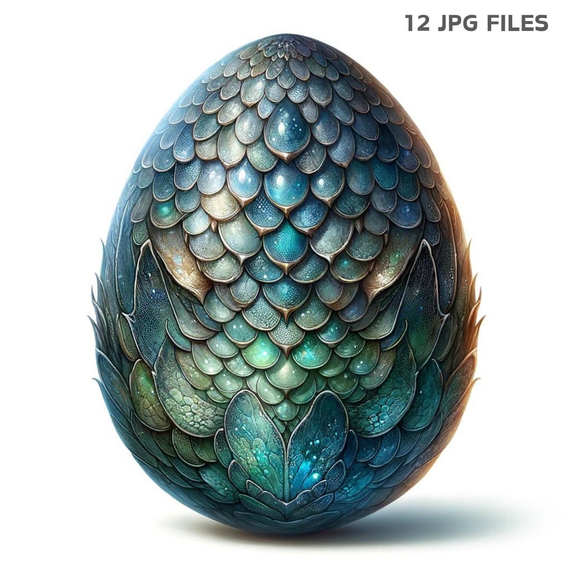 Magical Dragon Egg Clipart for Junk Journals and Fantasy Digital Art ...
