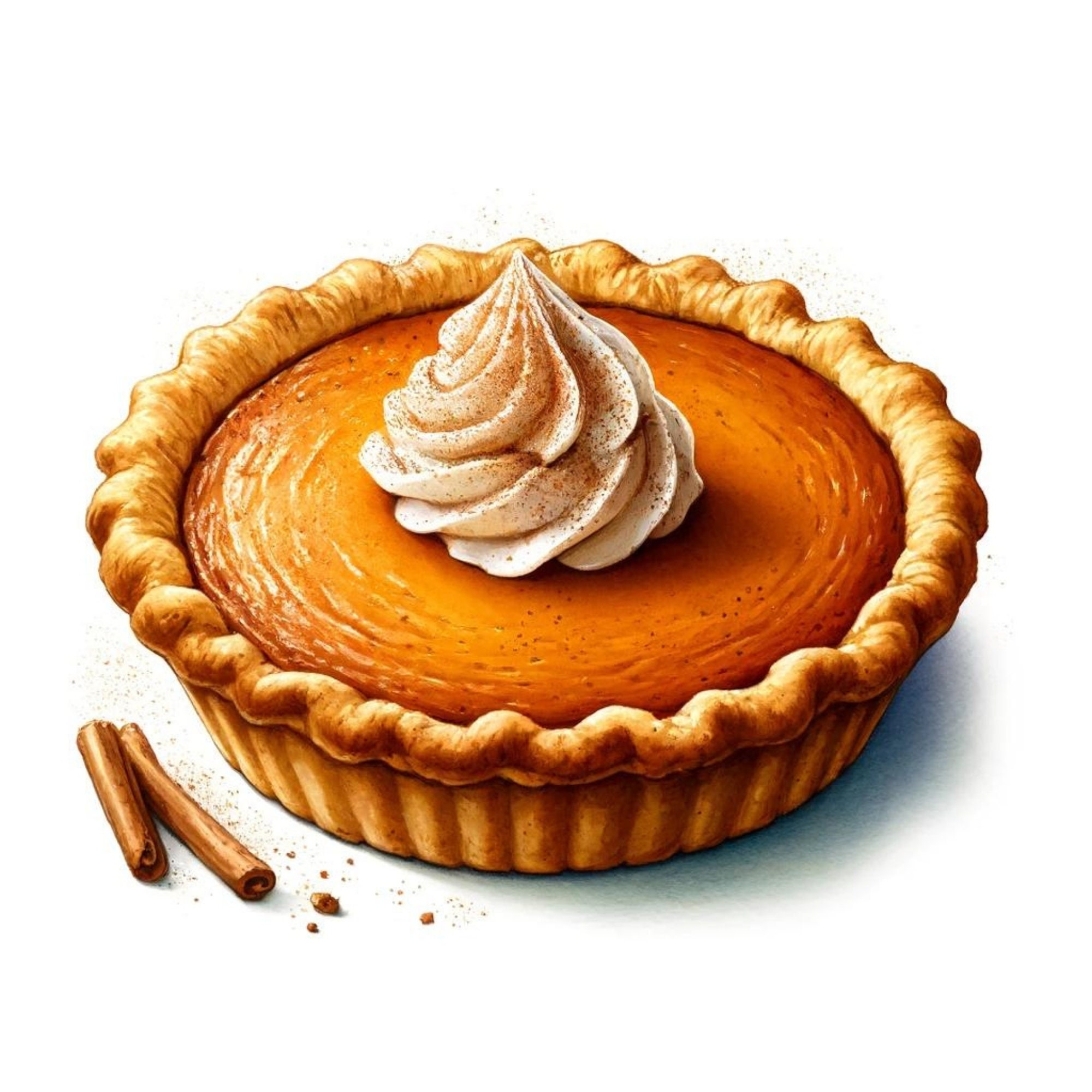 Pumpkin Pie, Thanksgiving Food, Autumn Images, Watercolor Thanksgiving ...