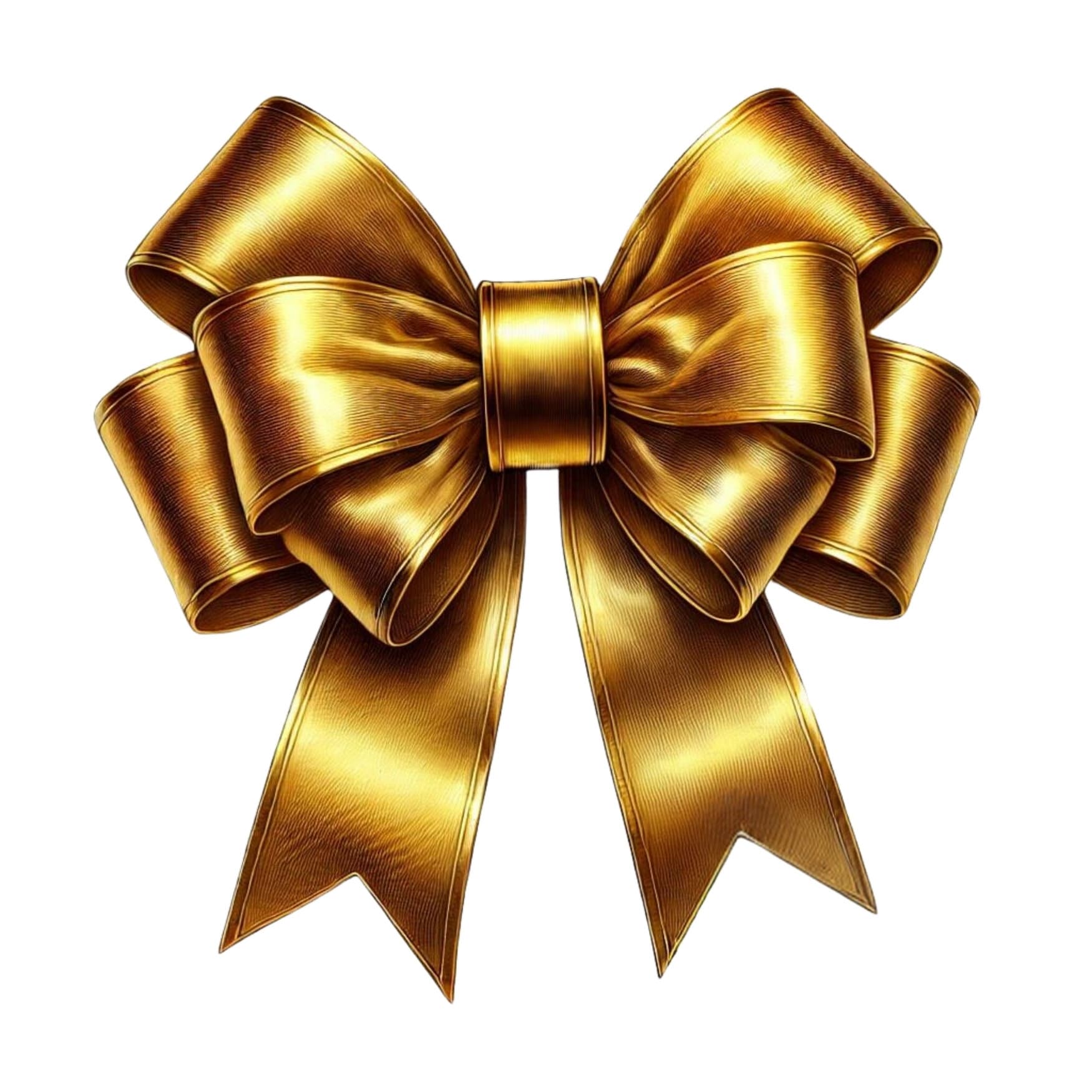 Gold Bow Clipart Collection for Sublimation, Party Supplies, Digital ...