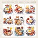 8 Breakfast Watercolor Clipart, Commercial Use, Digital Image, Food ...