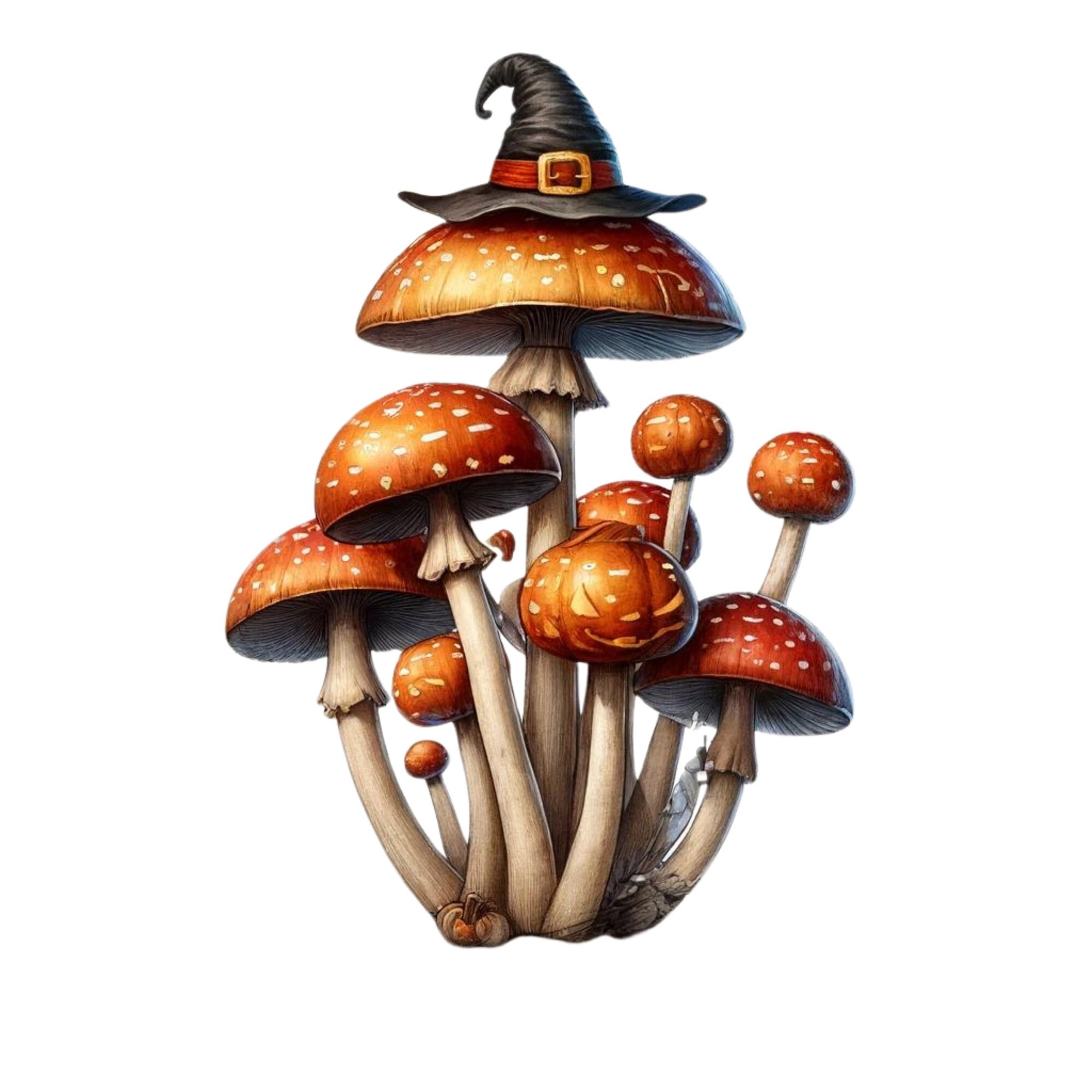 Autumn Mushrooms Clipart, Thanksgiving Clipart Set: Autumn Mushrooms ...
