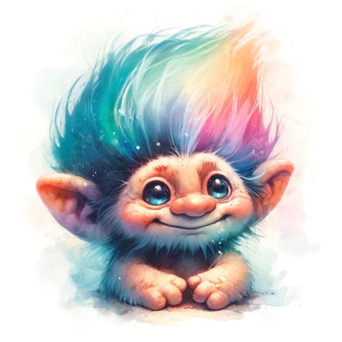 Cute Trolls Clipart, Digital Download for Kids, Character Design, Ogre ...