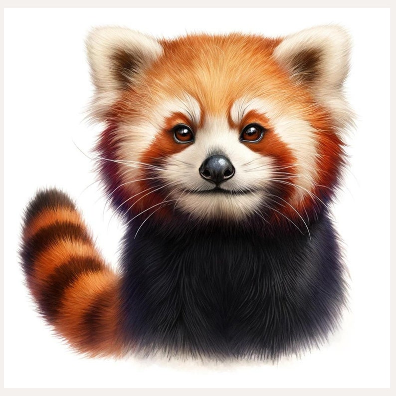 Red Panda Digital Clipart Bundle Commercial Use Printable Art, Junk ...