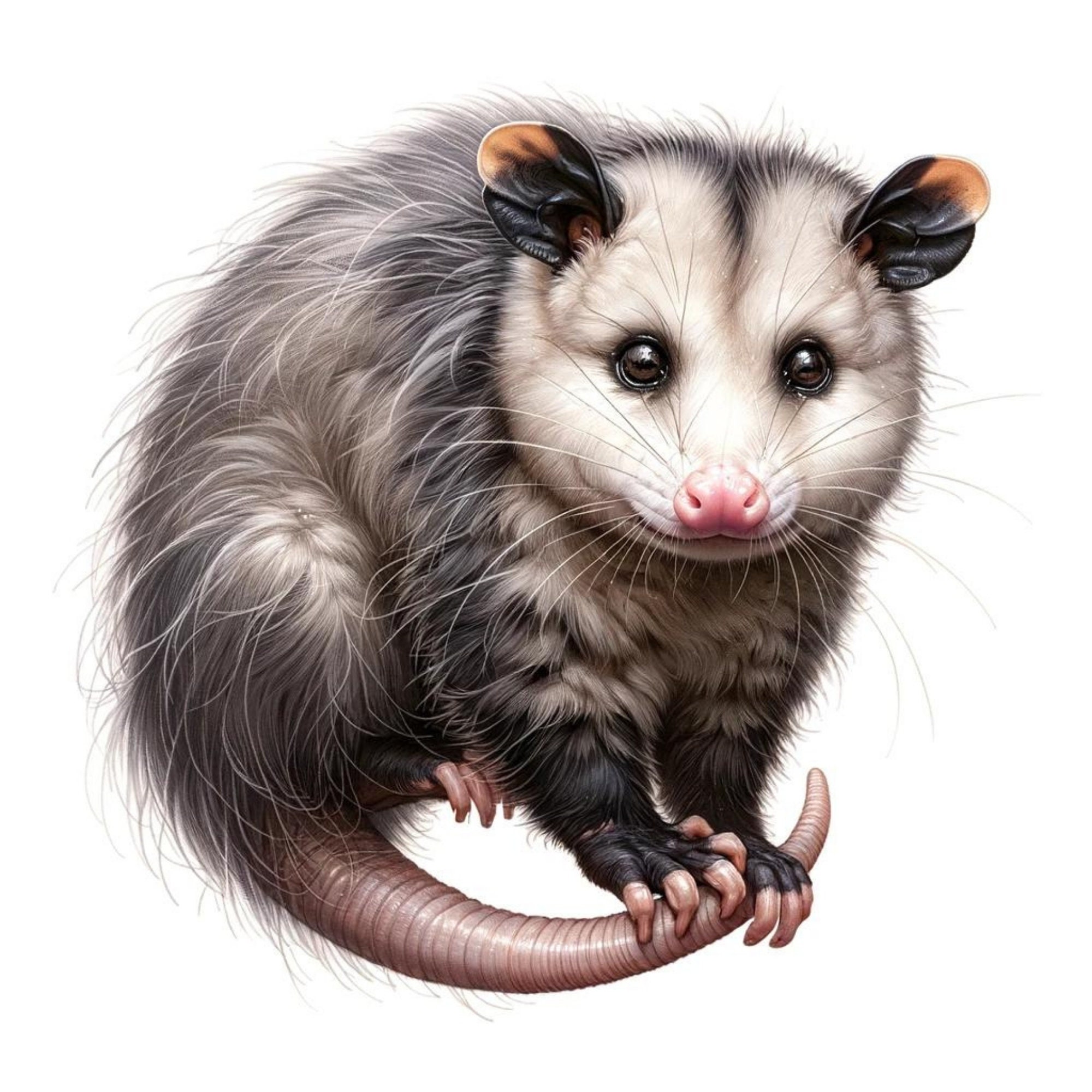 Cute Opossum Clip Art for DIY Projects, Stickers, Instant Download ...