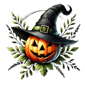 Spooky Jack-o'lantern Clipart Bundle, Halloween Junk Journal, Digital ...