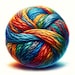 Colorful Wool Ball Clipart for Paper Crafts, Junk Journals, Instant ...