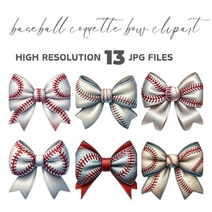 Vintage Baseball Coquette Clipart, Watercolor Images for Digital ...