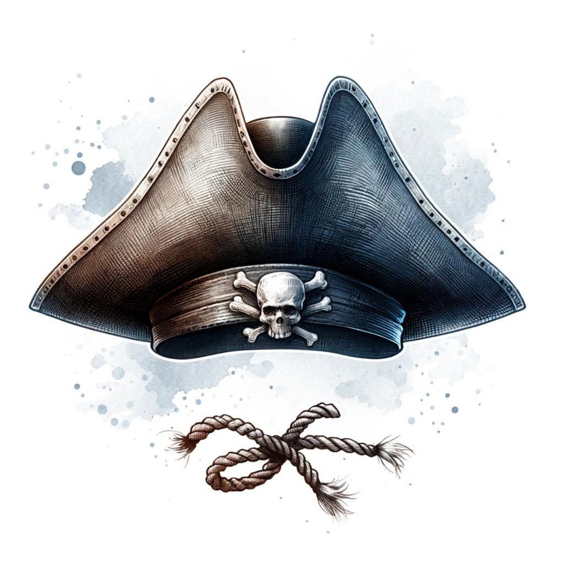 Junk Journal Ephemera Pack With Pirate Hat Clipart, Printable Art for ...