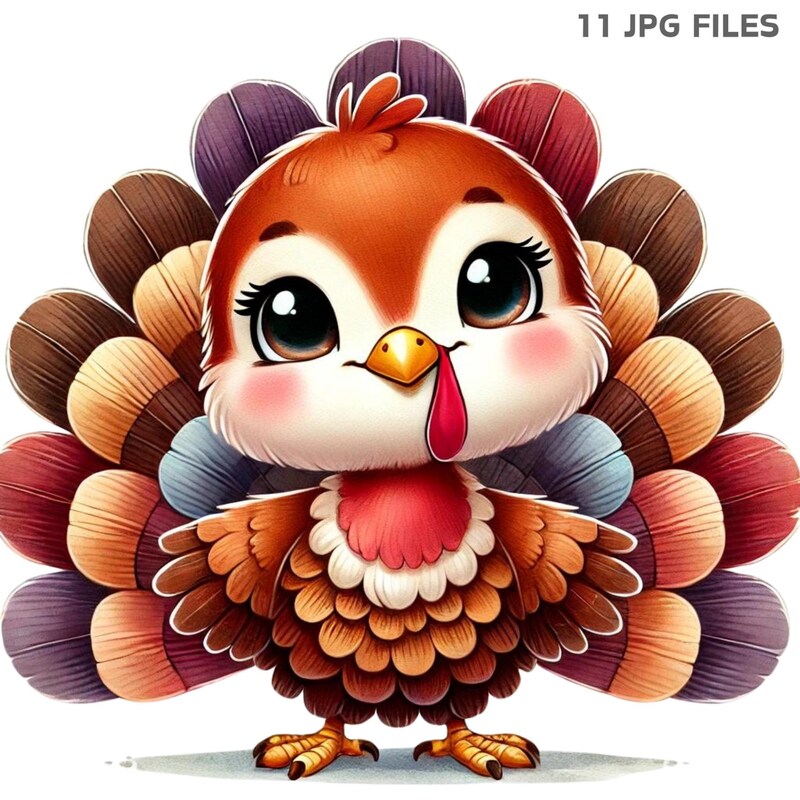 Turkey Clipart - Etsy