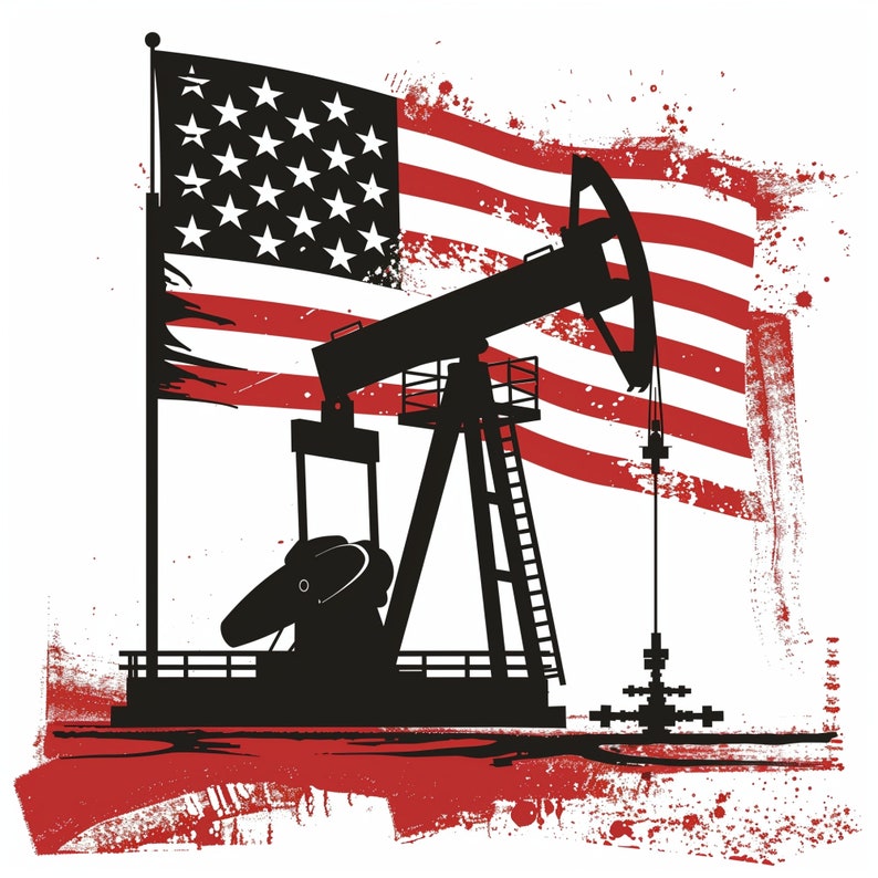 8 Oilfield Clipart, Offshore Oil Rig, Digital Background Download ...