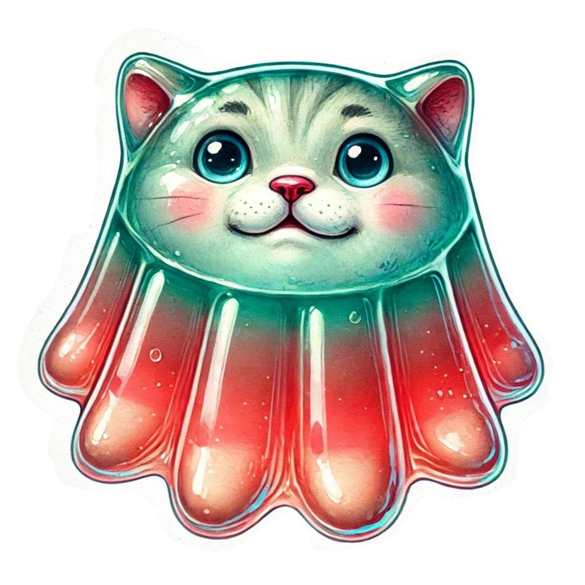 Funny Cats Watercolor Clipart Set,digital Crafting Scrapbook Images ...