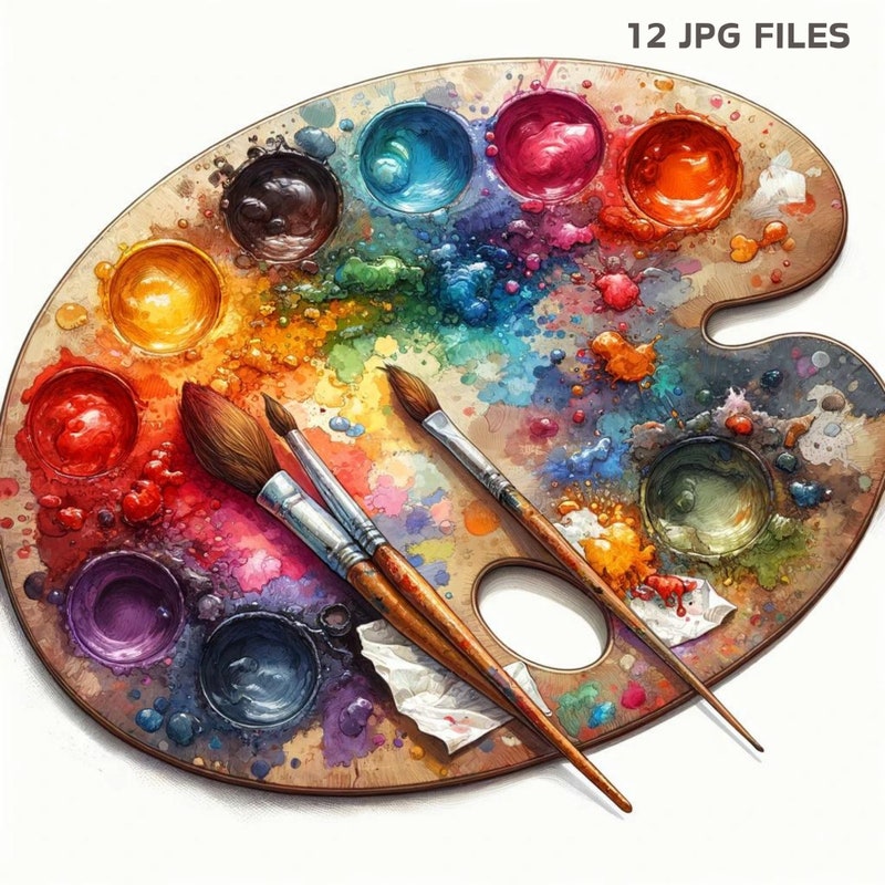 Painters Palette - Etsy