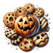 Spooky Halloween Cookies Clipart Set for Journaling, Instant Download ...