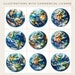 Watercolor Earth Clipart Set, Eco-friendly, Paper Crafts for Digital ...