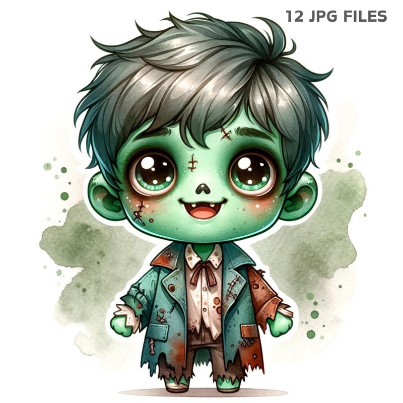 Cute Zombie - Etsy