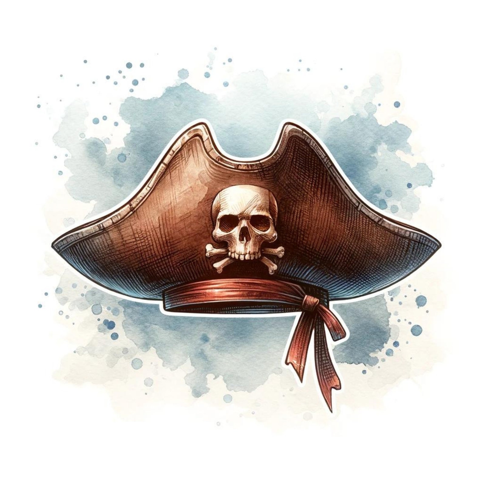 Junk Journal Ephemera Pack With Pirate Hat Clipart, Printable Art for ...