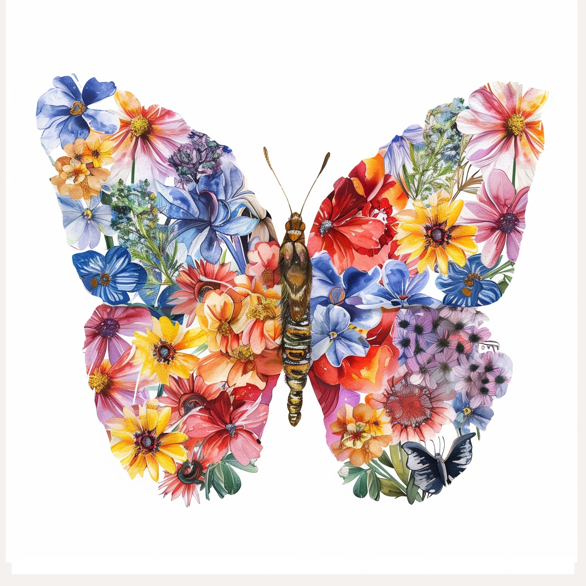 12 Spring Butterfly Clipart Set for Crafting and Digital Projects ...