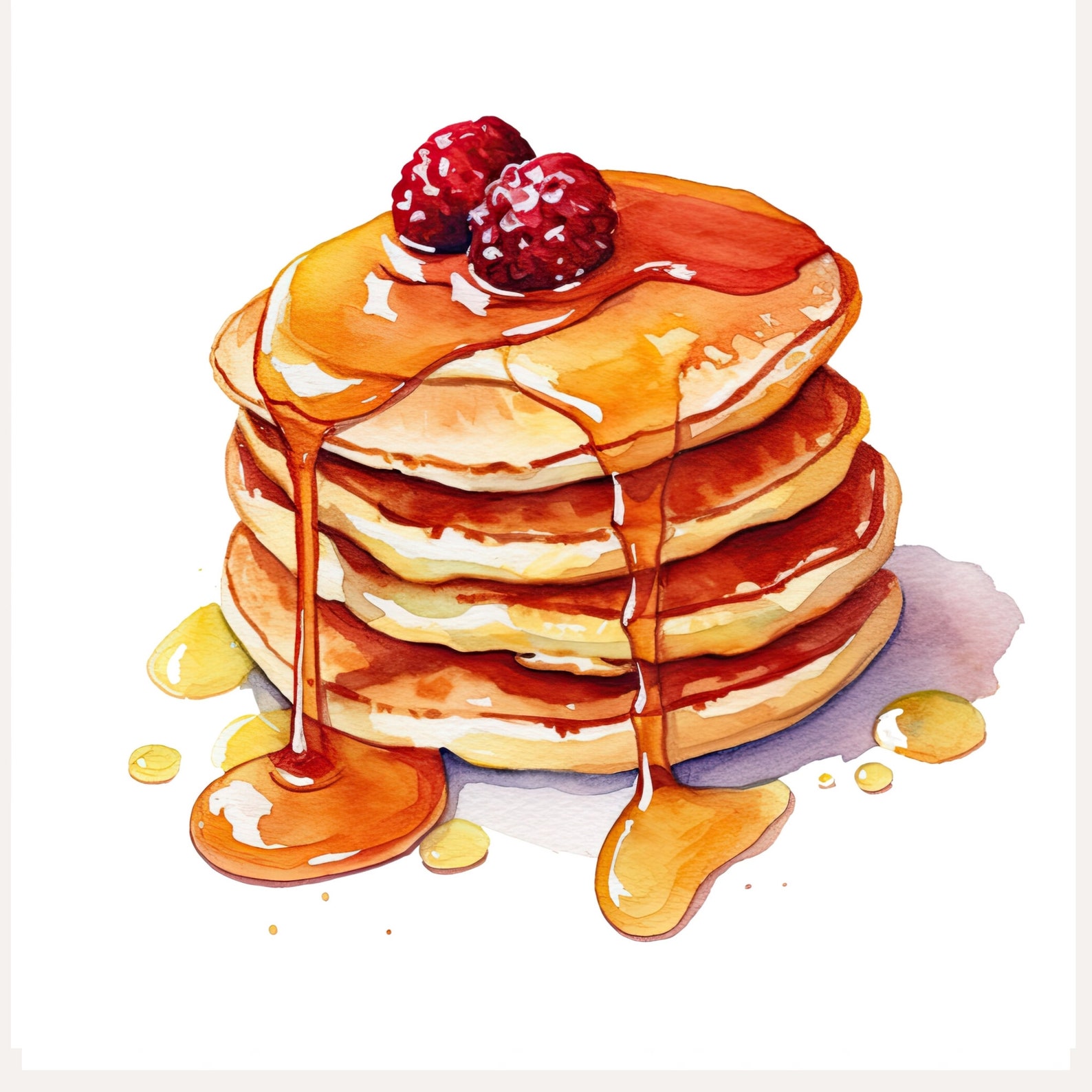 21 Maple Syrup Clipart, Digital Crafting & Scrapbooking JPG Files ...