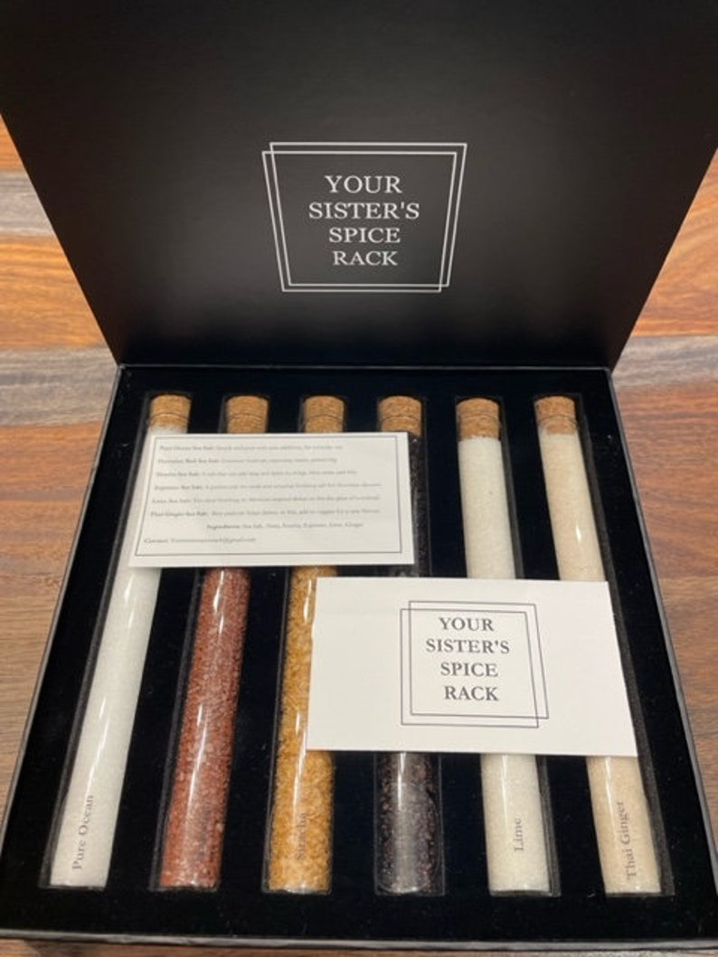 A Unique Gift Set. These Gourmet Salt and Sugar Sets Enhance Flavors ...