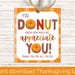 Volunteer Appreciation Printable Gift Tag, Volunteer Thank You Cookie ...