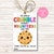 Volunteer Appreciation Printable Gift Tag, Volunteer Thank You Cookie ...