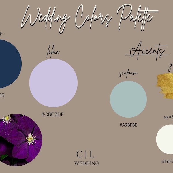 Wedding Colors - Etsy