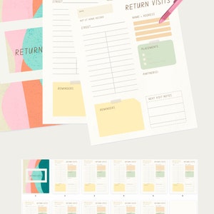 Return Visit Book | Not at Home Notebook, JW, Aesthetically Pleasing ...