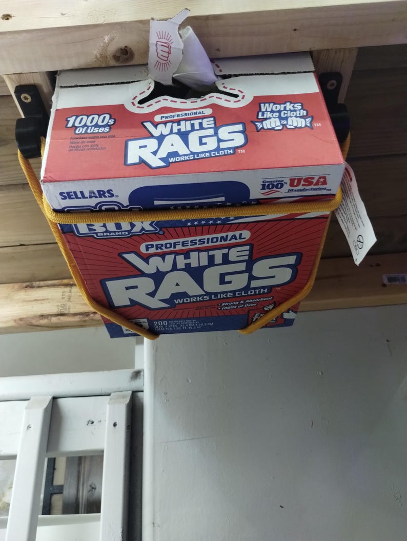Box of Rags Holder Brackets (3D Printer Files - .STL) - Etsy
